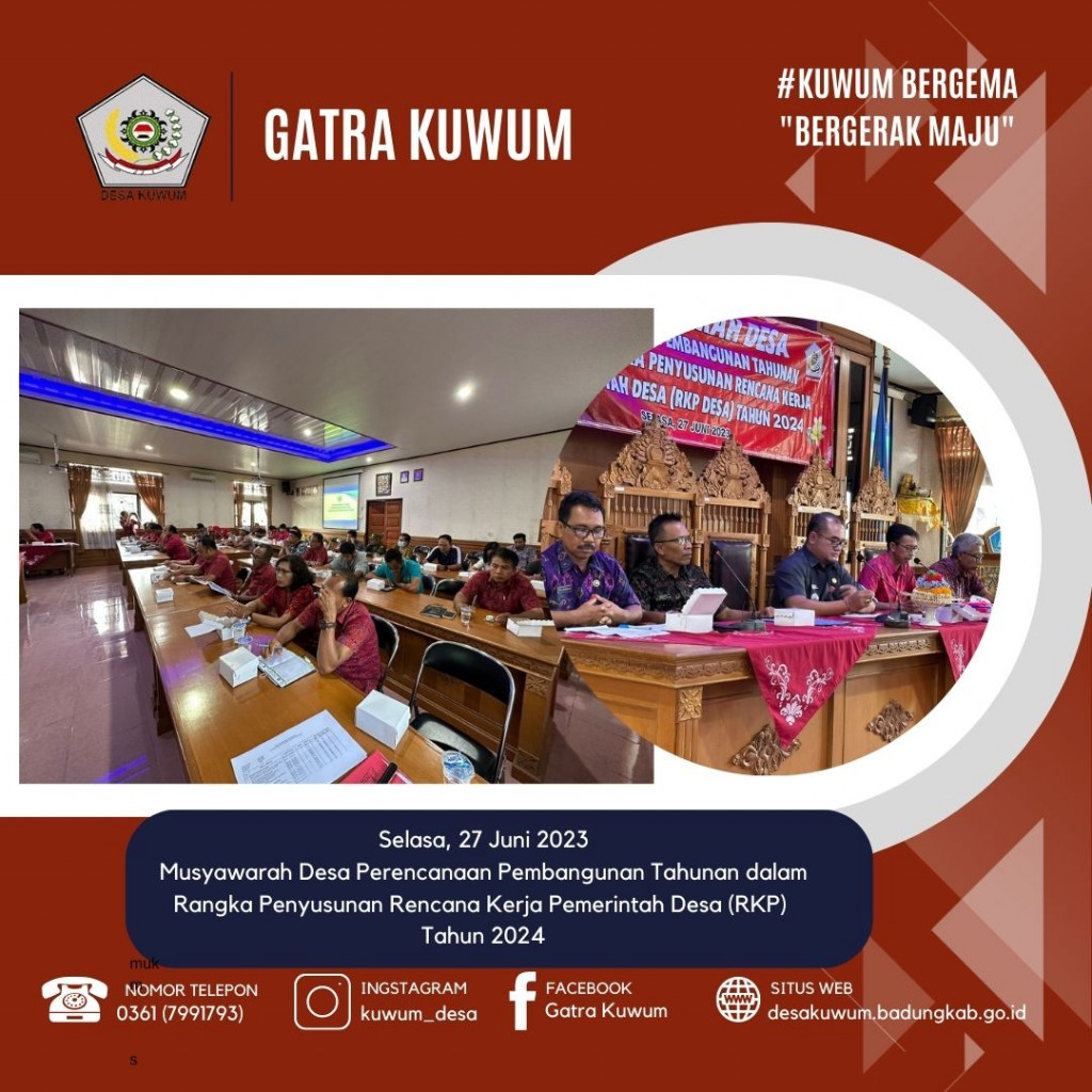 MUSYAWARAH DESA PERENCANAAN PEMBANGUNAN TAHUNAN DALAM RANGKA PENYUSUNAN ...